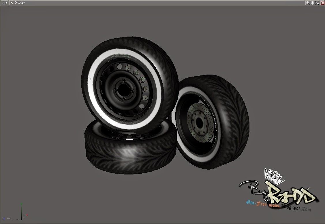 GTA SA - Rebelt Rims V4 | Original Semi Wheel | GTA Free Mods