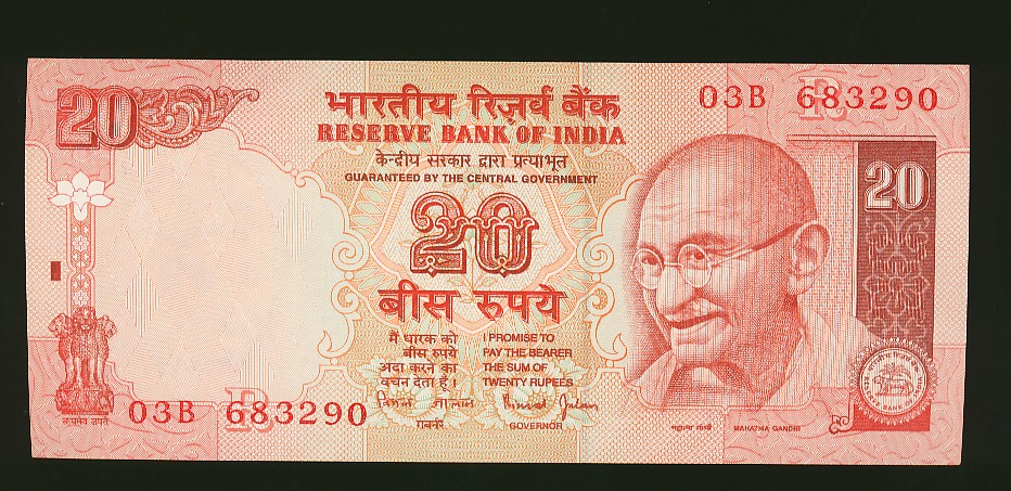Jk Collection World: 20 RUPEE NOTES SIGNED BY BIMAL JALAN