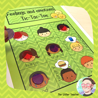 [GAME] Feelings & Emotions Tic-tac-toe - The Glitter Teacher