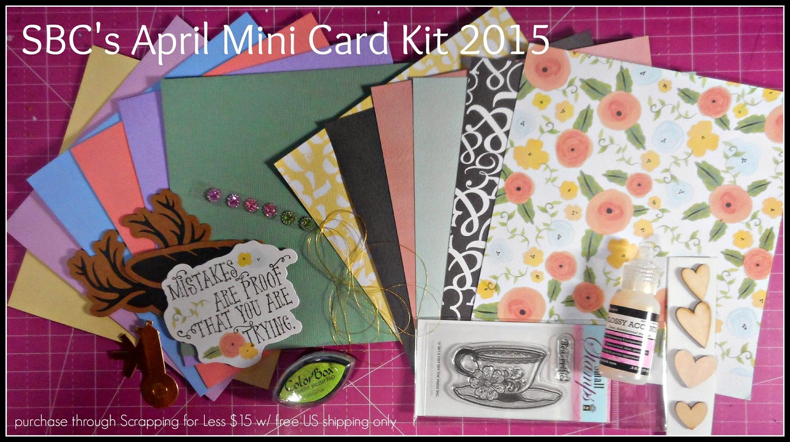 ~ Marilyn's Crafts ~: SBC April / May Card Kits
