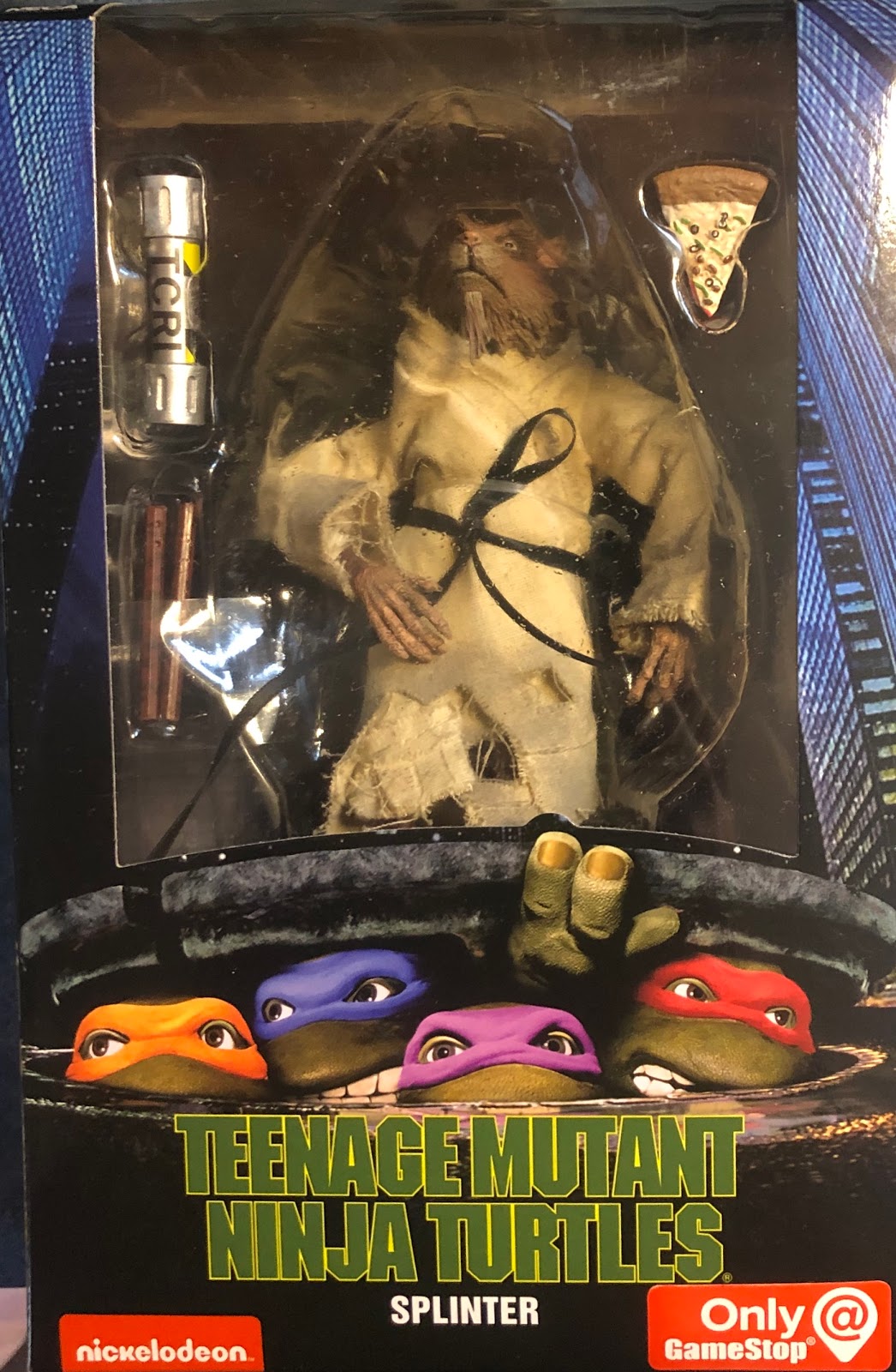 AMERICAN WARGAMERS ASSOCIATION: NECA TMNT Splinter 7-Inch 1990 Movie ...