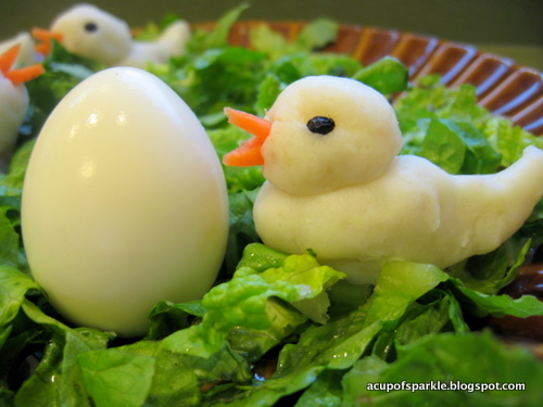 A Cup Of Sparkle: Easter Chicks: Fun cooking activity for kids and adults