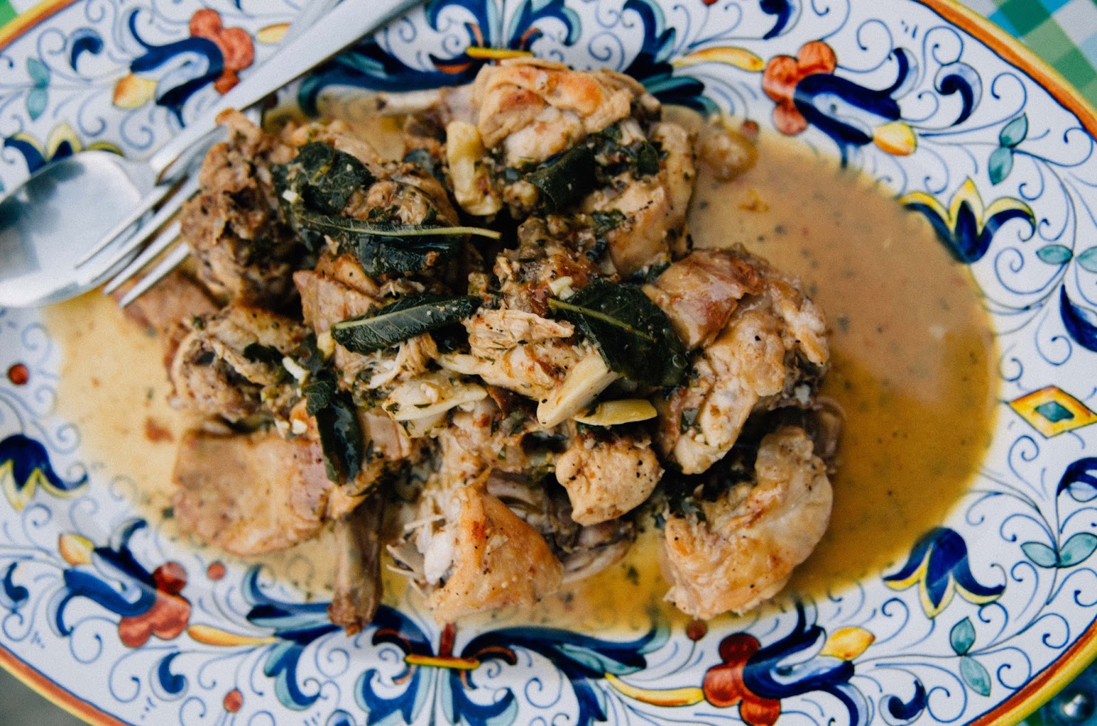 La Tavola Marche: Recipe: Braised Rabbit "Hunter's Style" - Coniglio ...
