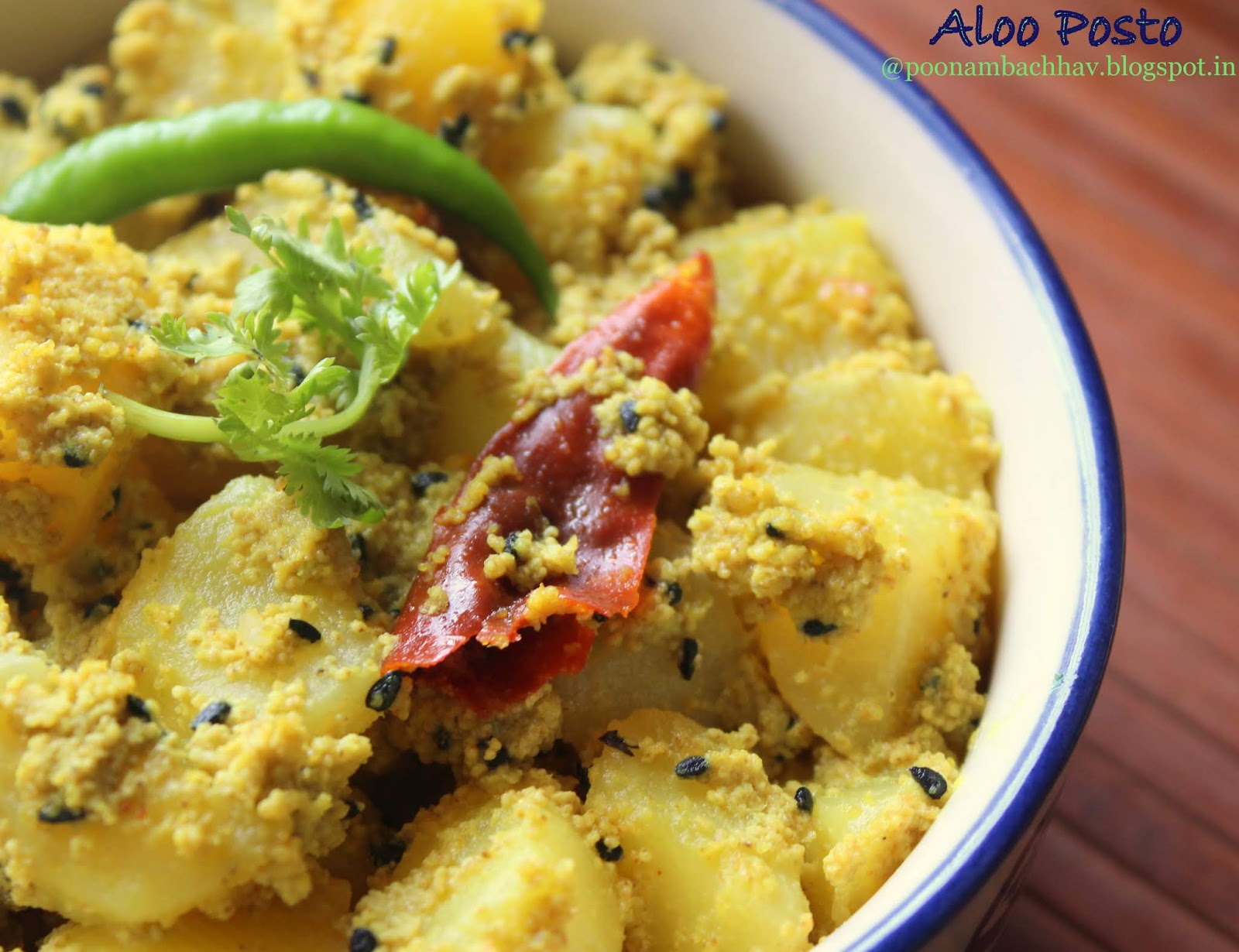 Annapurna: Aloo Posto / Potatoes In Poppy Seeds Paste