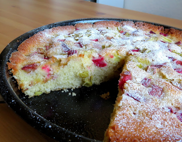 Quick & Easy Rhubarb Cake | The English Kitchen
