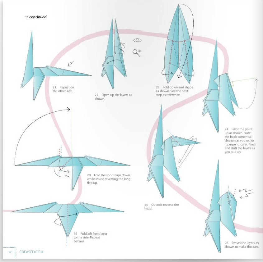Origami Creased Magazine 3 - Ruby Book Origami