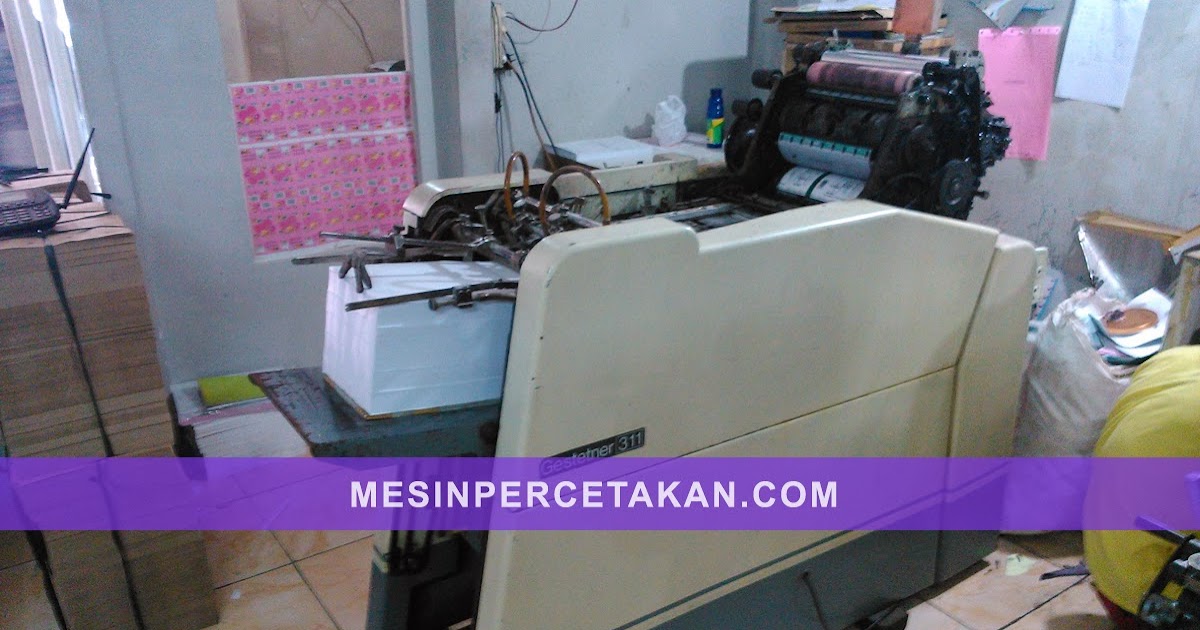 Mesin Percetakan Murah | Jual Kondisi Bagus