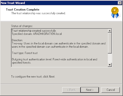 Create Windows Trust between two domains | TechCrumble