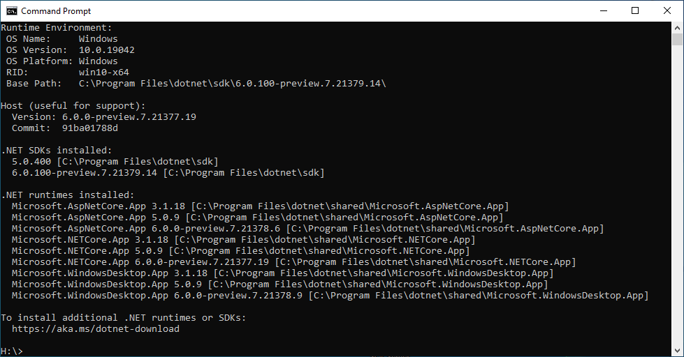 Code Example Center Net How To Check Installed Net Versions