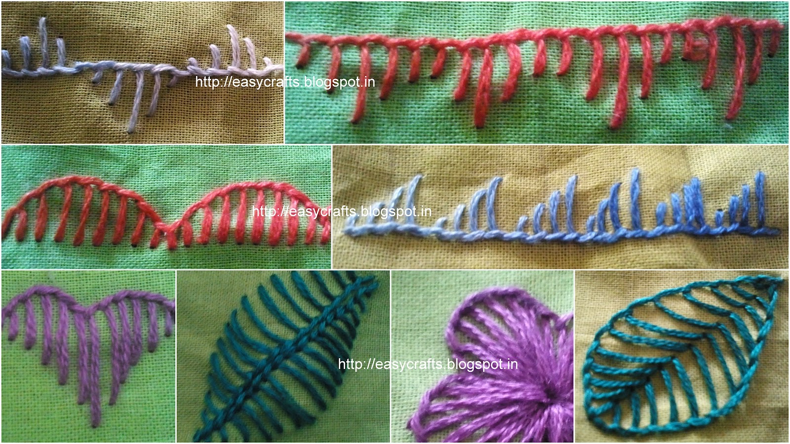 Easy Crafts - Explore your creativity: Buttonhole stitch tutorial and ...
