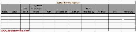HOUSEKEEPING MANAGEMENT: Handle Lost And Found Procedure