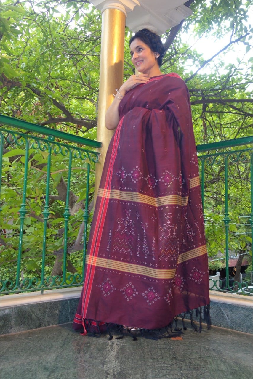 Sohum Sutras: Tangaliya Saree