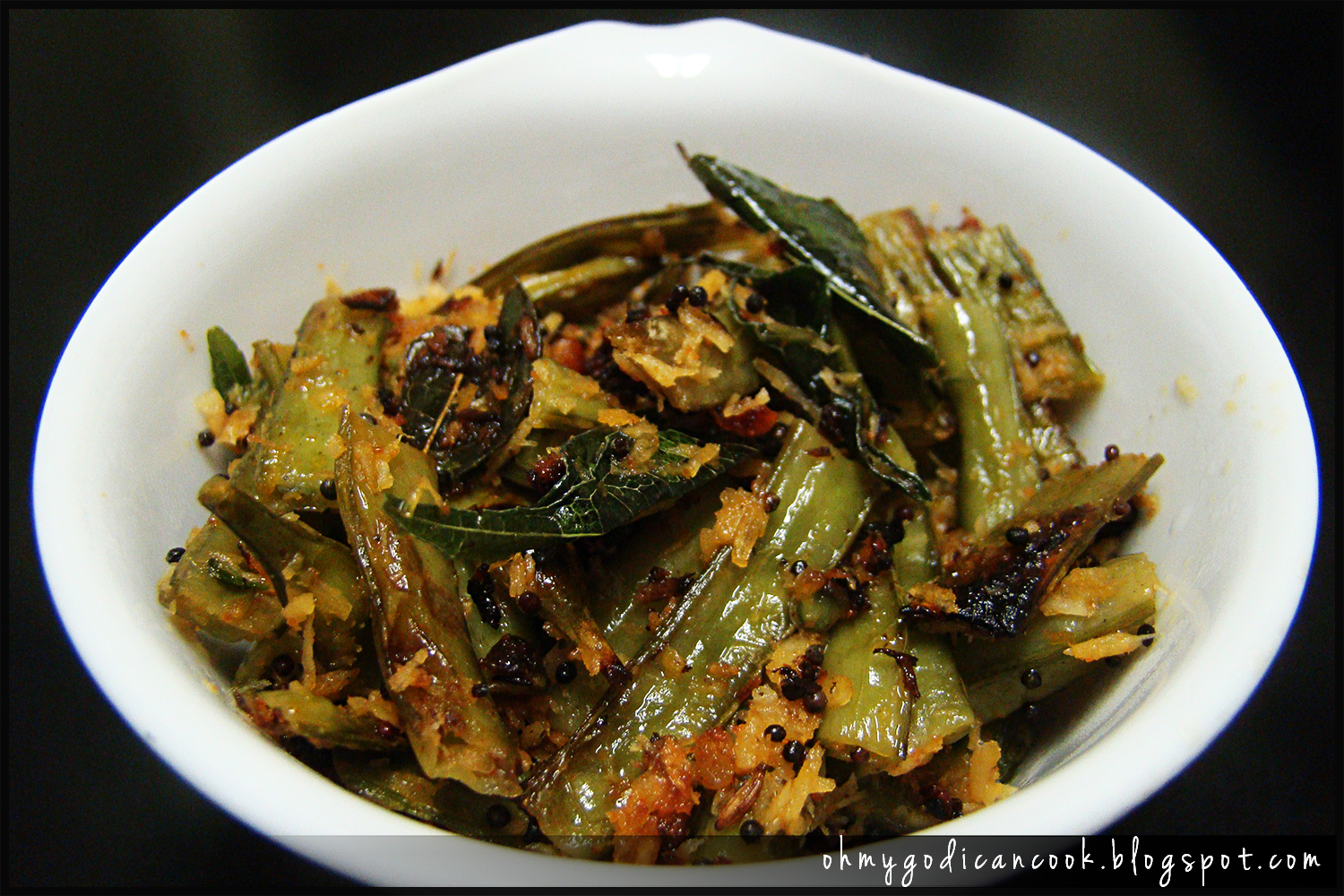 Laavy's Kitchen - A food blog by Laavy: Cluster beans salad / Guar bean ...