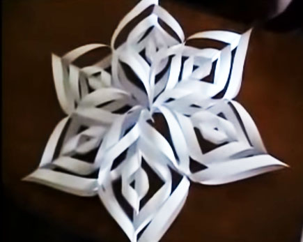 Paper Snow Flake | Paperized Crafts