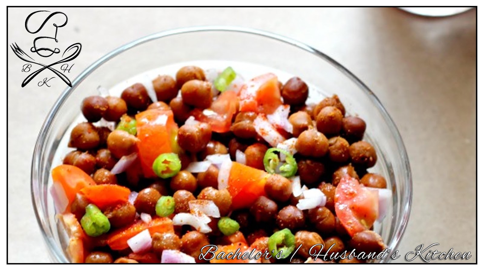 Bachelor's / Husband's Kitchen: CHANA VEGETABLE CHAAT