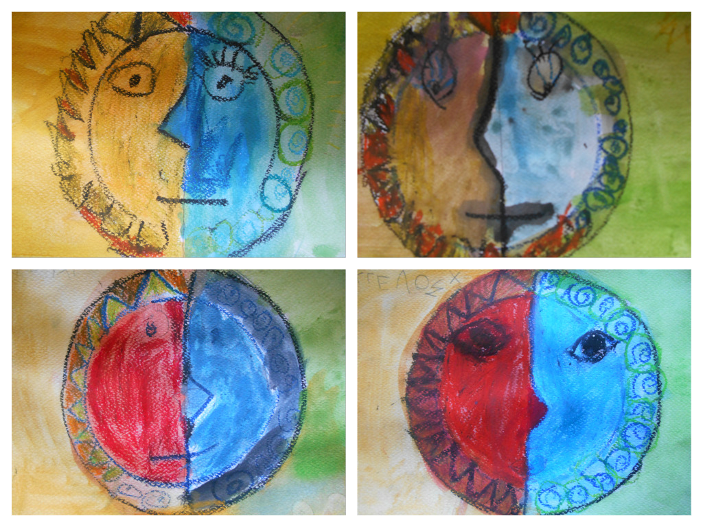 Kindergarten Art Class: Ο ΗΛΙΟΣ ΚΑΙ ΤΟ ΦΕΓΓΑΡΙ ΤΟΥ Ν.ΓΙΑΛΟΥΡΗ