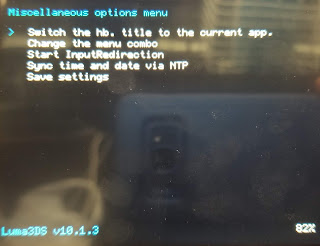 3ds Luma3DSのRosalina menu解説