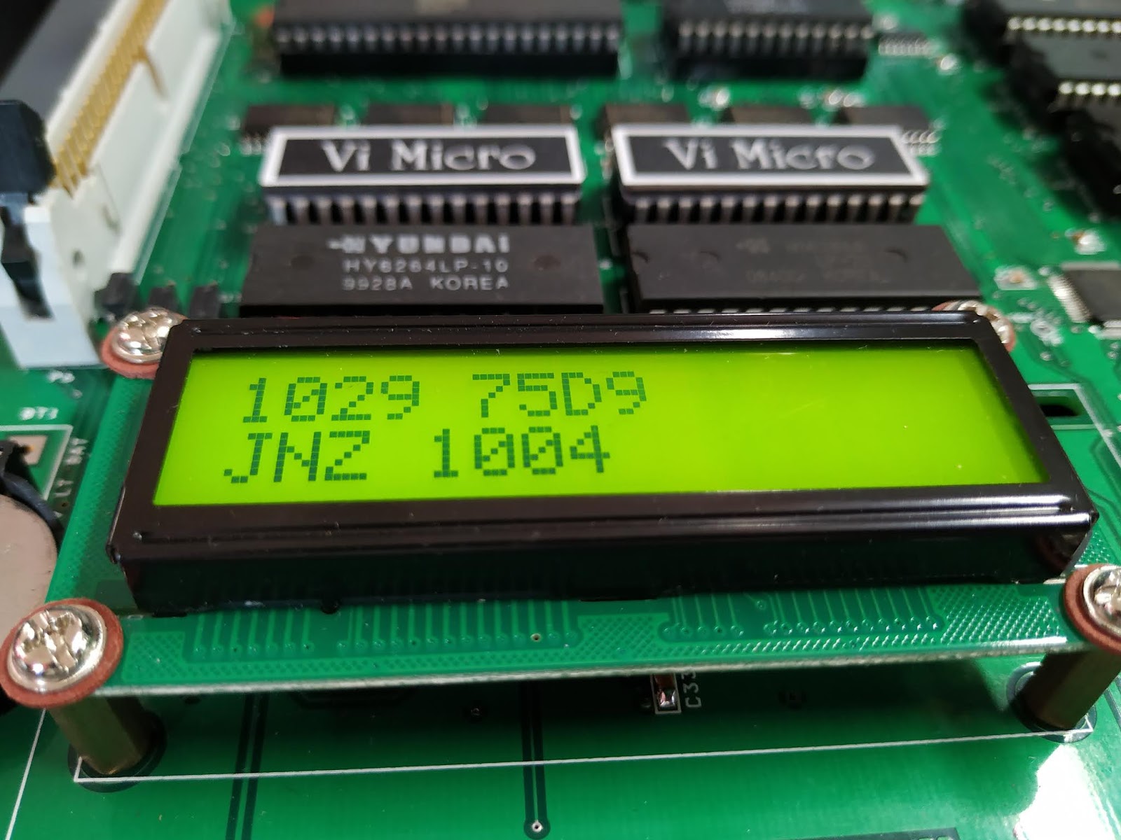 Sorting of numbers using 8086 hardware kit