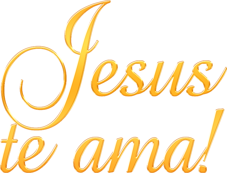 Alfabeto Decorativo Jesus Te Ama Alfabeto Ouro 1 Png
