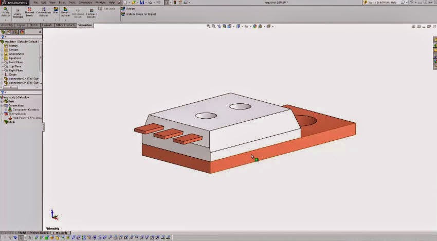 SolidWorks Simulation - Thermal Study Introduction - SolidWorks Share