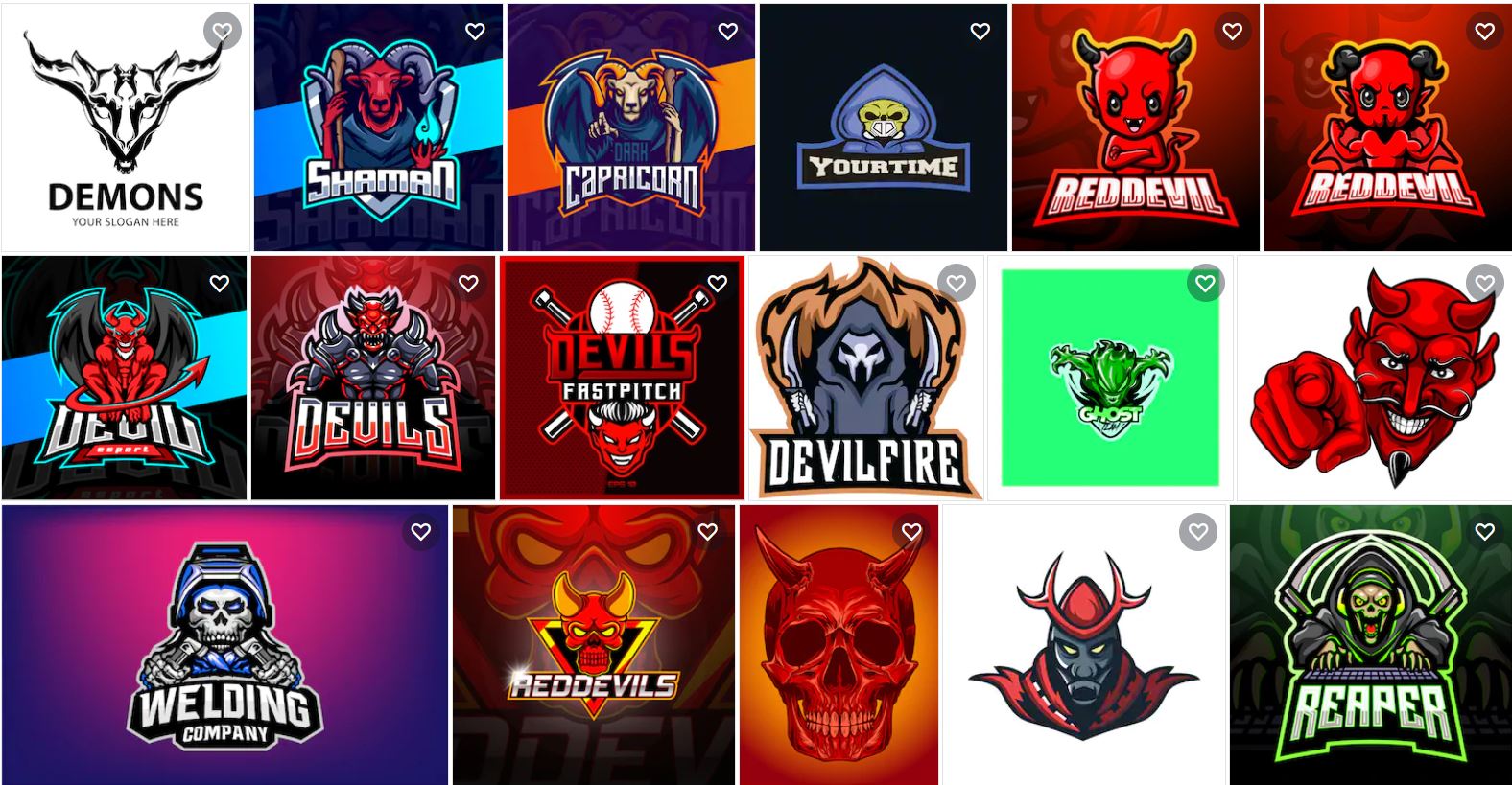 60+ Best Devil Mascot Logo Templates for eSports, Team and Clan