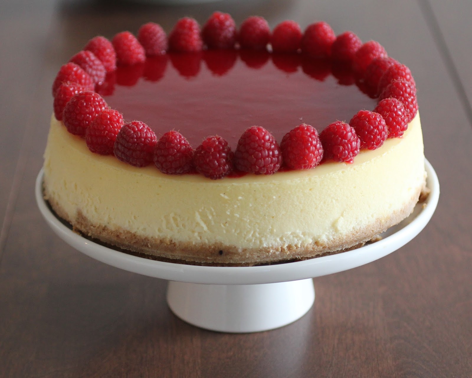 Com uma pitada de açúcar...: Cheesecake de Framboesas