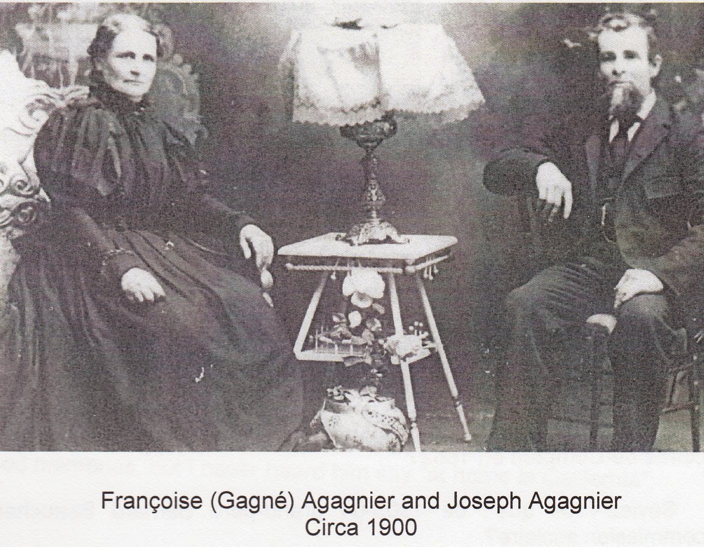 DU VECU...: AGAGNIER, JOSEPH + Françoise Gagné (92 ENG -- 91 fran )