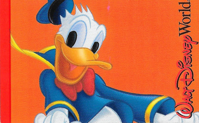 Donald Duck Ticket Walt Disney World