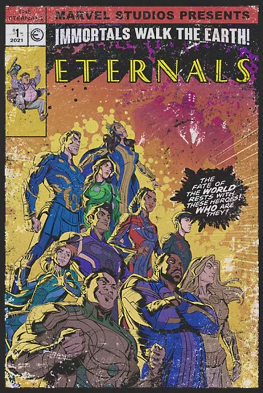 Novas promoarts revelam mais do visual dos Eternos e seus inimigos ...