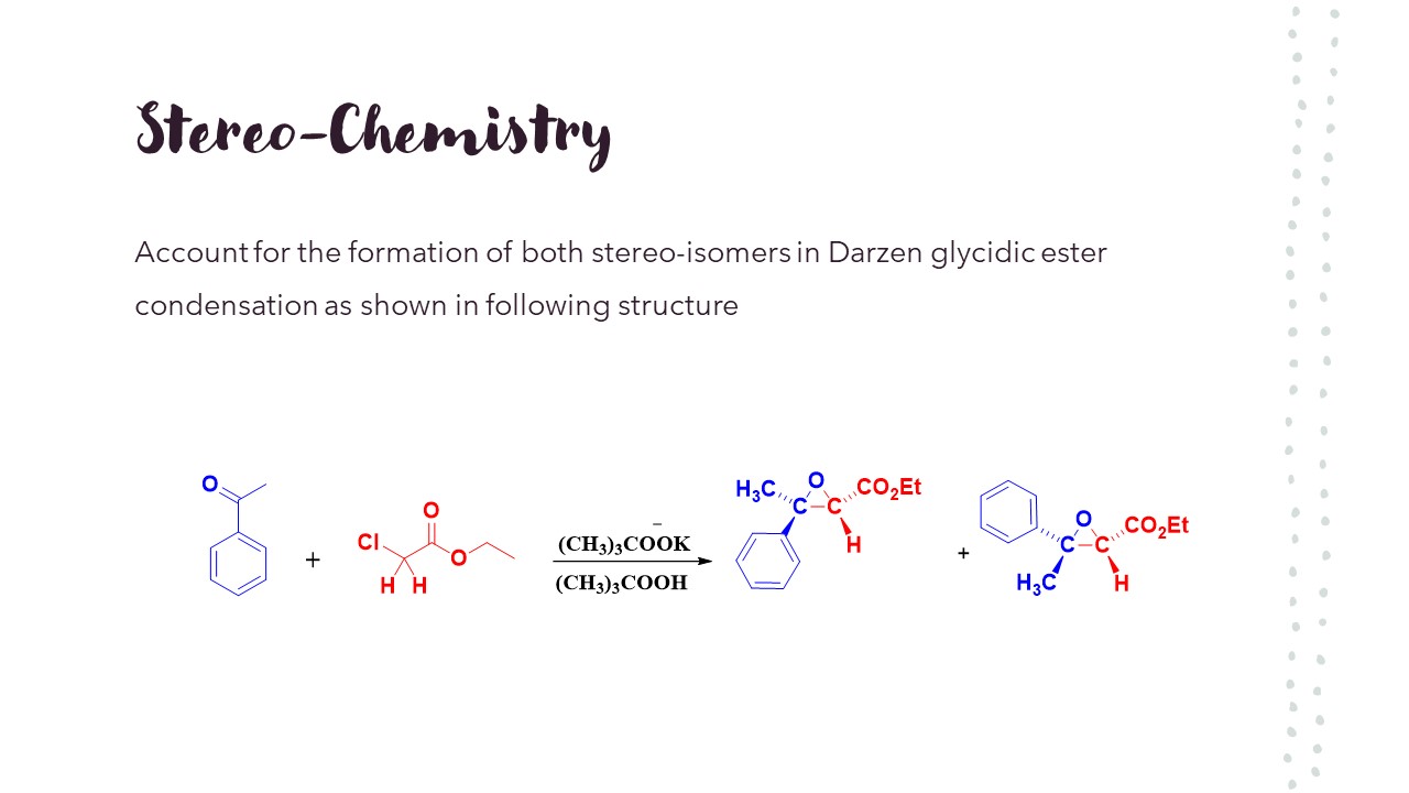 Named Organic Chemical Reaction-Lecture-9 (Darzen Reaction)