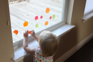 Toddler Activity - Window Clings - The Activity Mom