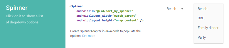 Unit - 3 Spinner Controls