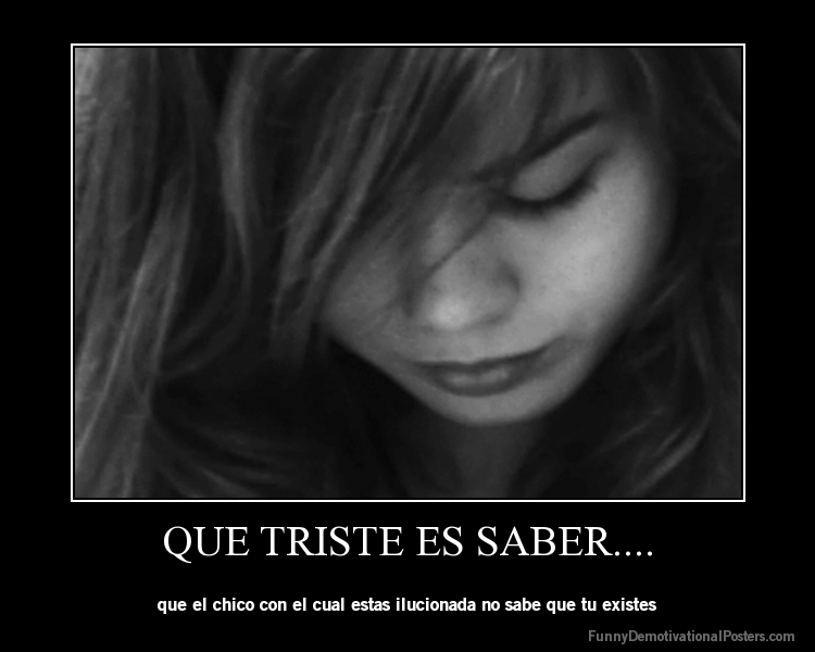 Que tristeza - Imagui