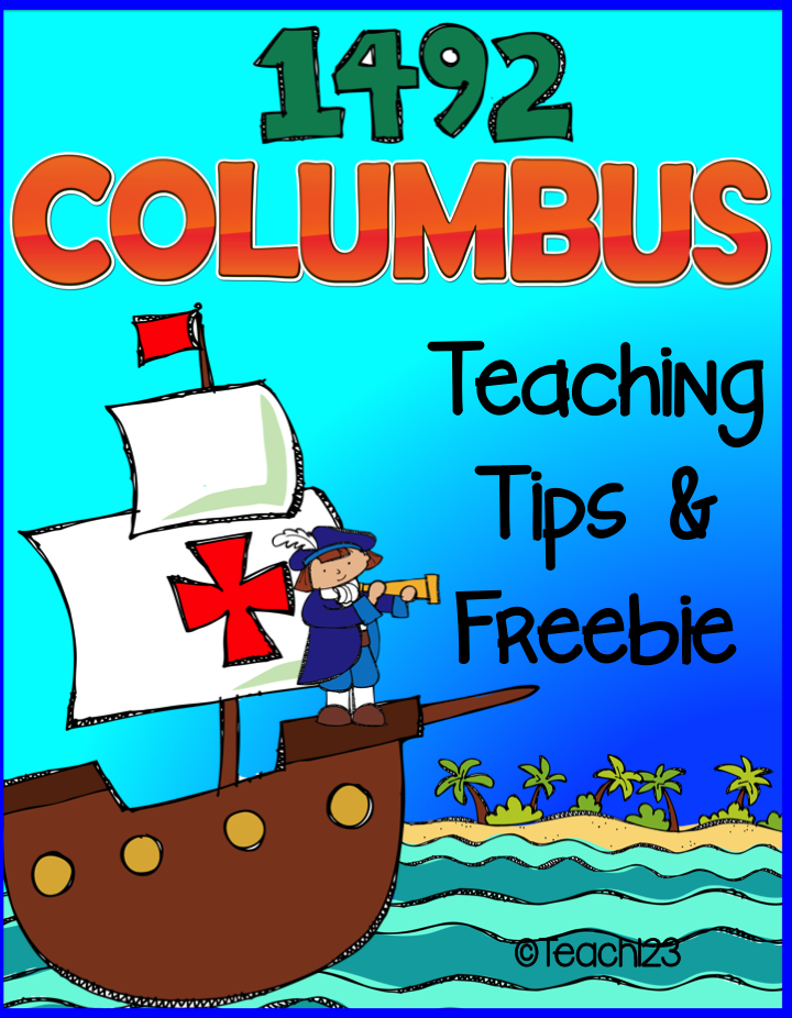 Columbus - FREEBIE - Tuesday Teacher Tip | Teach123