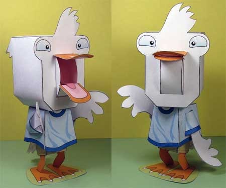 Shock Duck Papercraft | Paperized Crafts