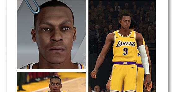 Rajon Rondo Face And Body Model V2.0 [FOR 2K20]