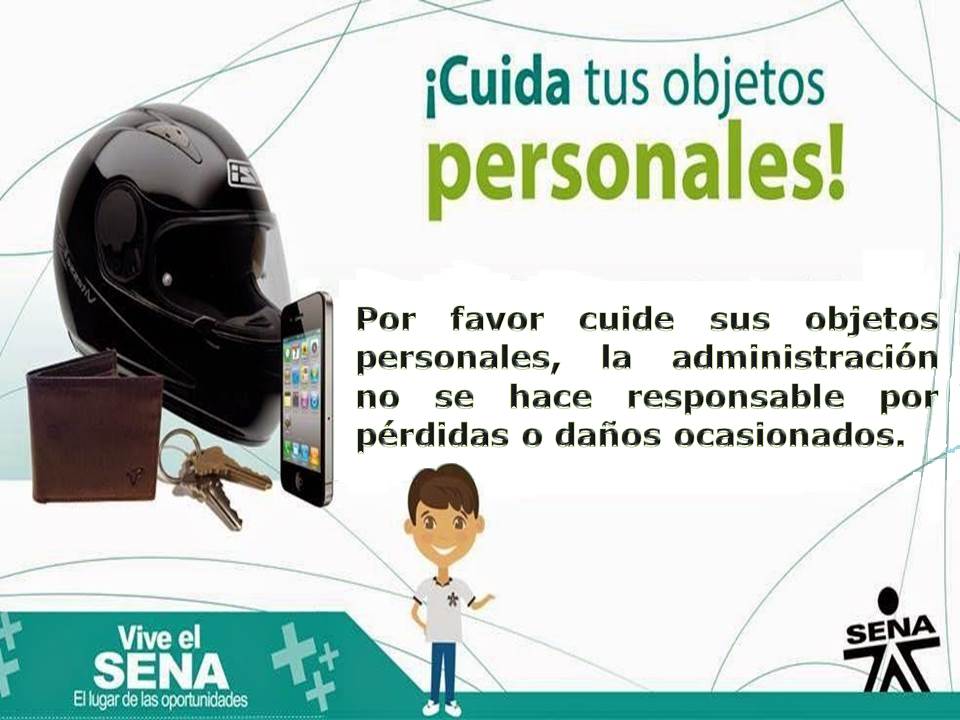 Centro de Formación en Actividad Física y Cultura: ¡Cuida tus Objetos ...