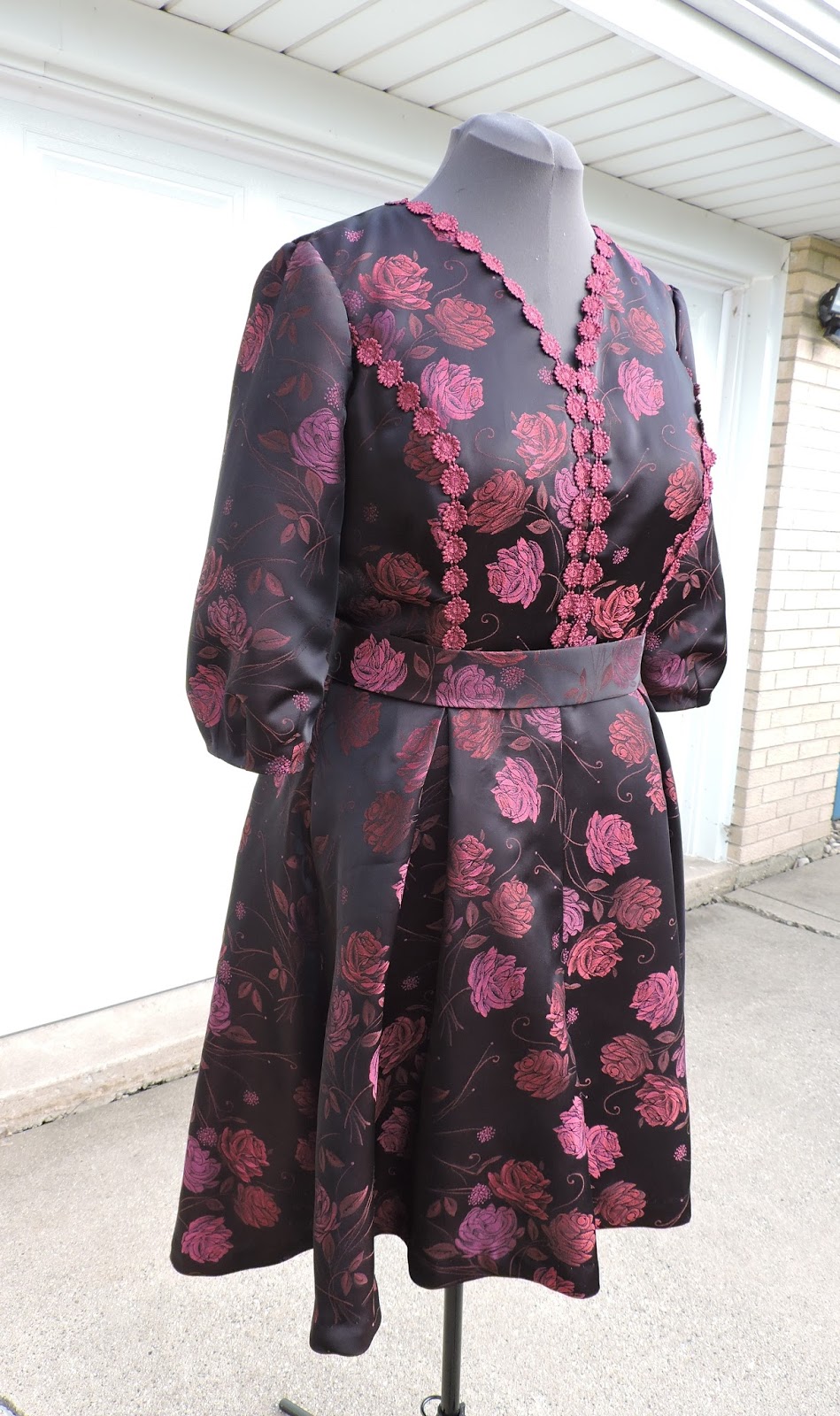 The Mahogany Stylist: Valentino Inspired Dress - Fancy Mood Floral ...