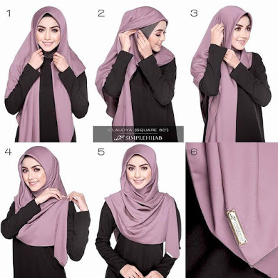 Tutorial Hijab Segi Empat Terbaru | Tutorial Hijab Terbaru 2017