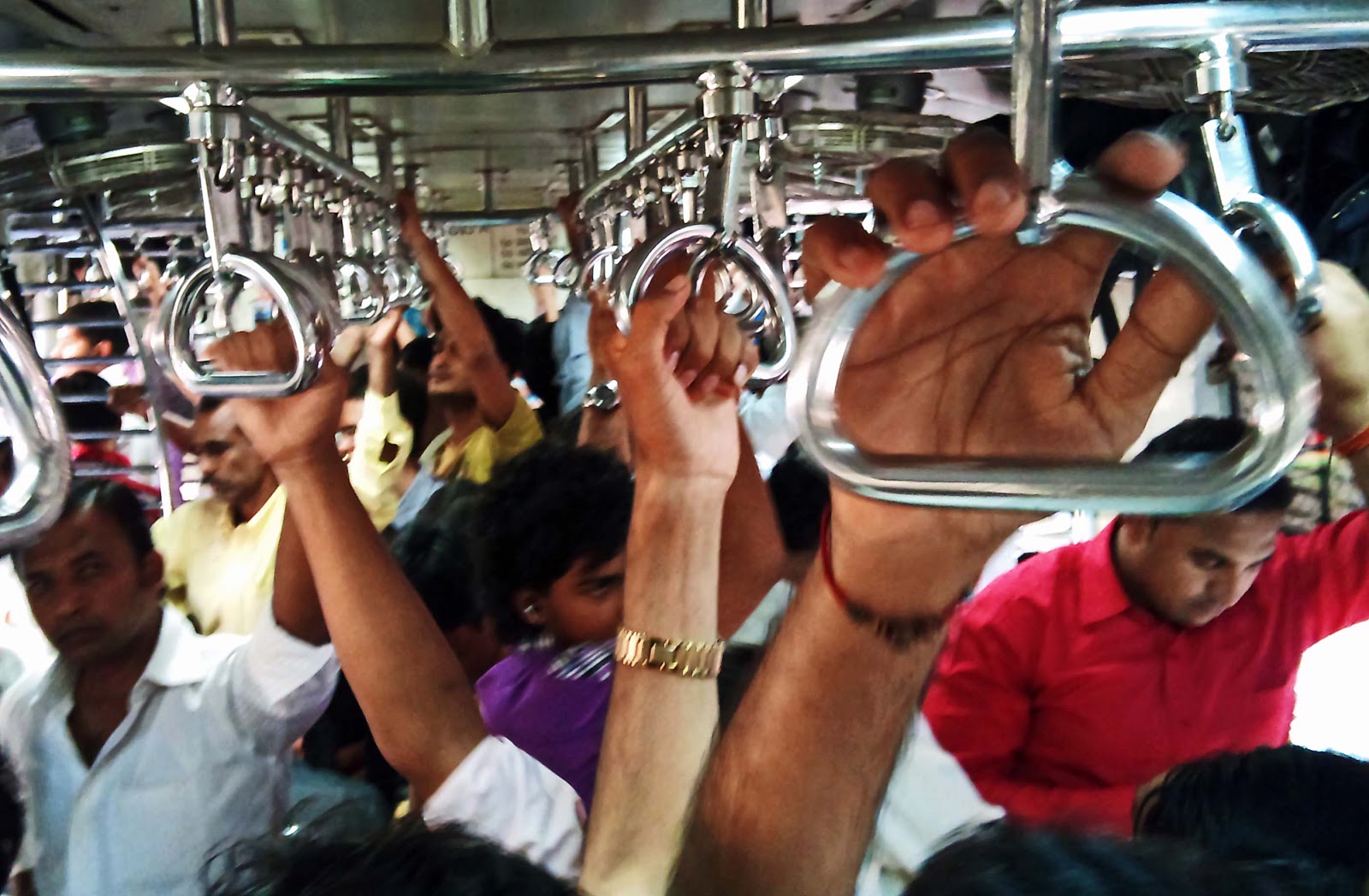 Stock Pictures: Inside of a metro or local train or subway