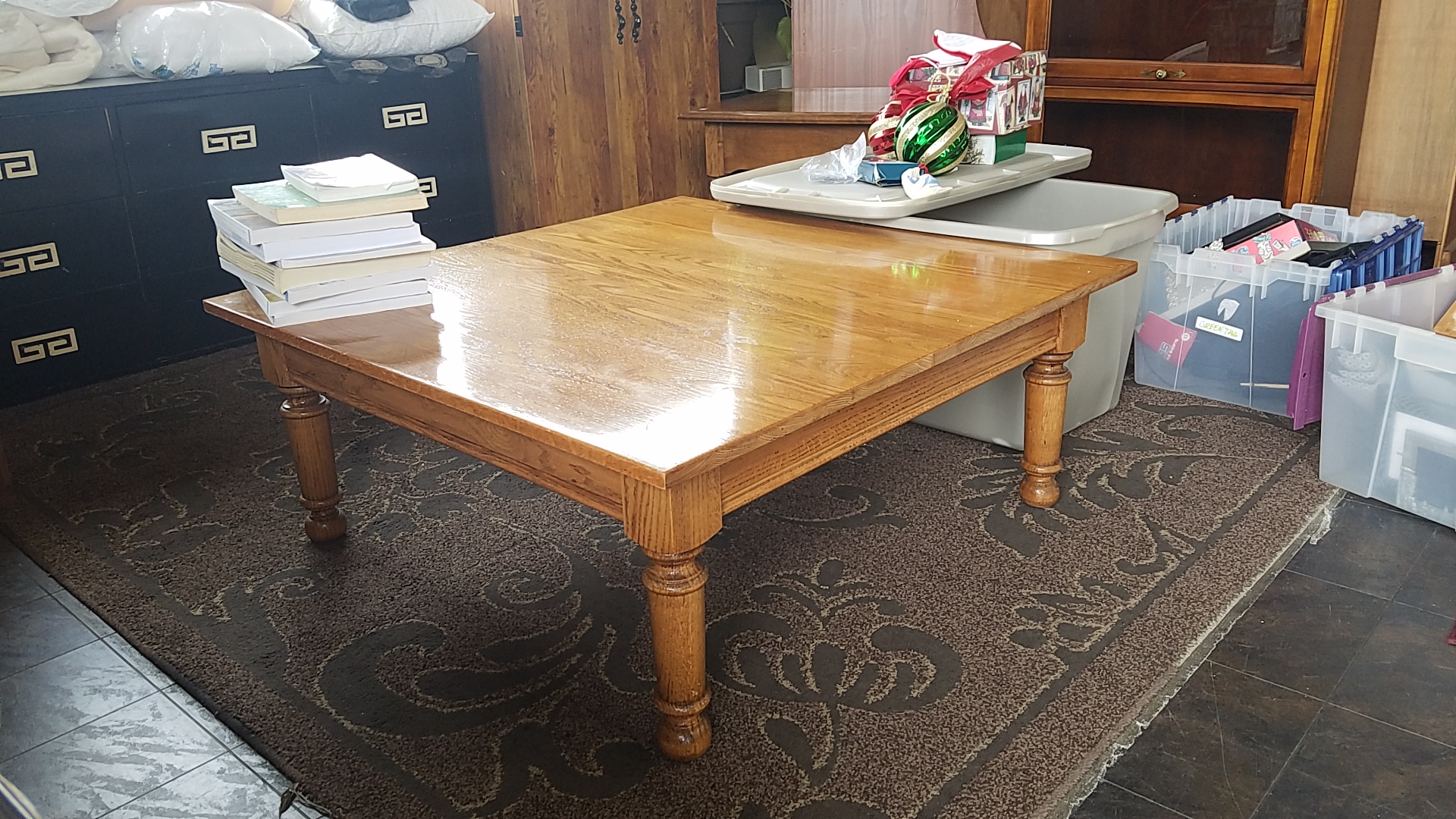 Processional Litter & Flowers for the Feast of the Assumption