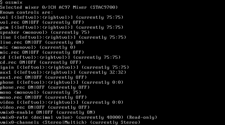 4Front Open Sound System (OSS) installation - FreeBSD package