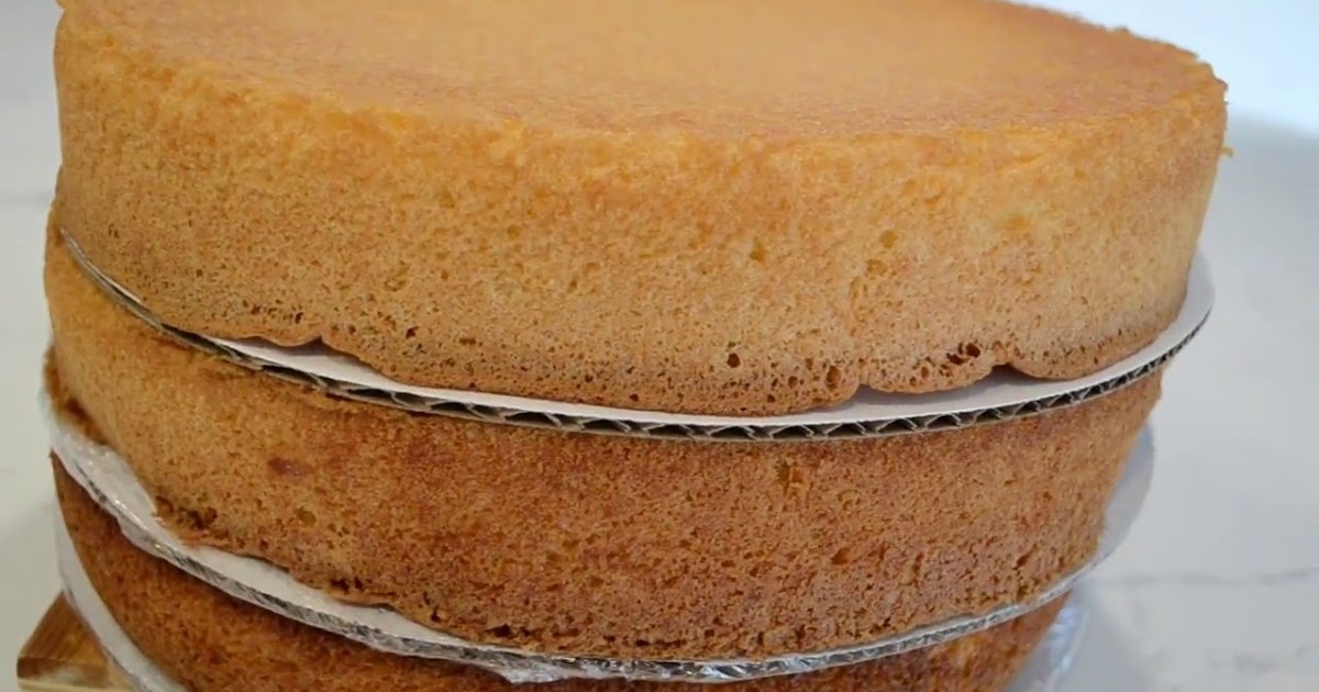 4 - Ingredients Sponge Cake Recipe | LUKA'S KITCHEN