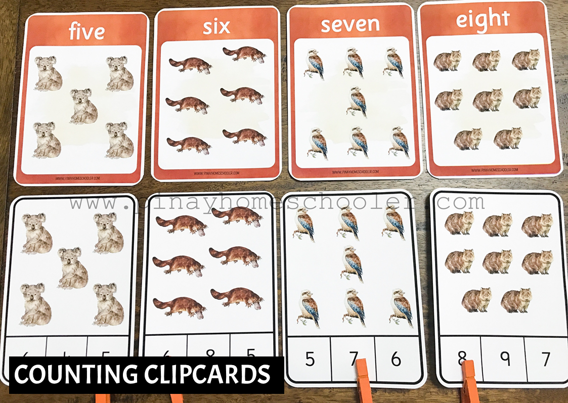 Oceania Australia Animals Math Packet | The Pinay Homeschooler