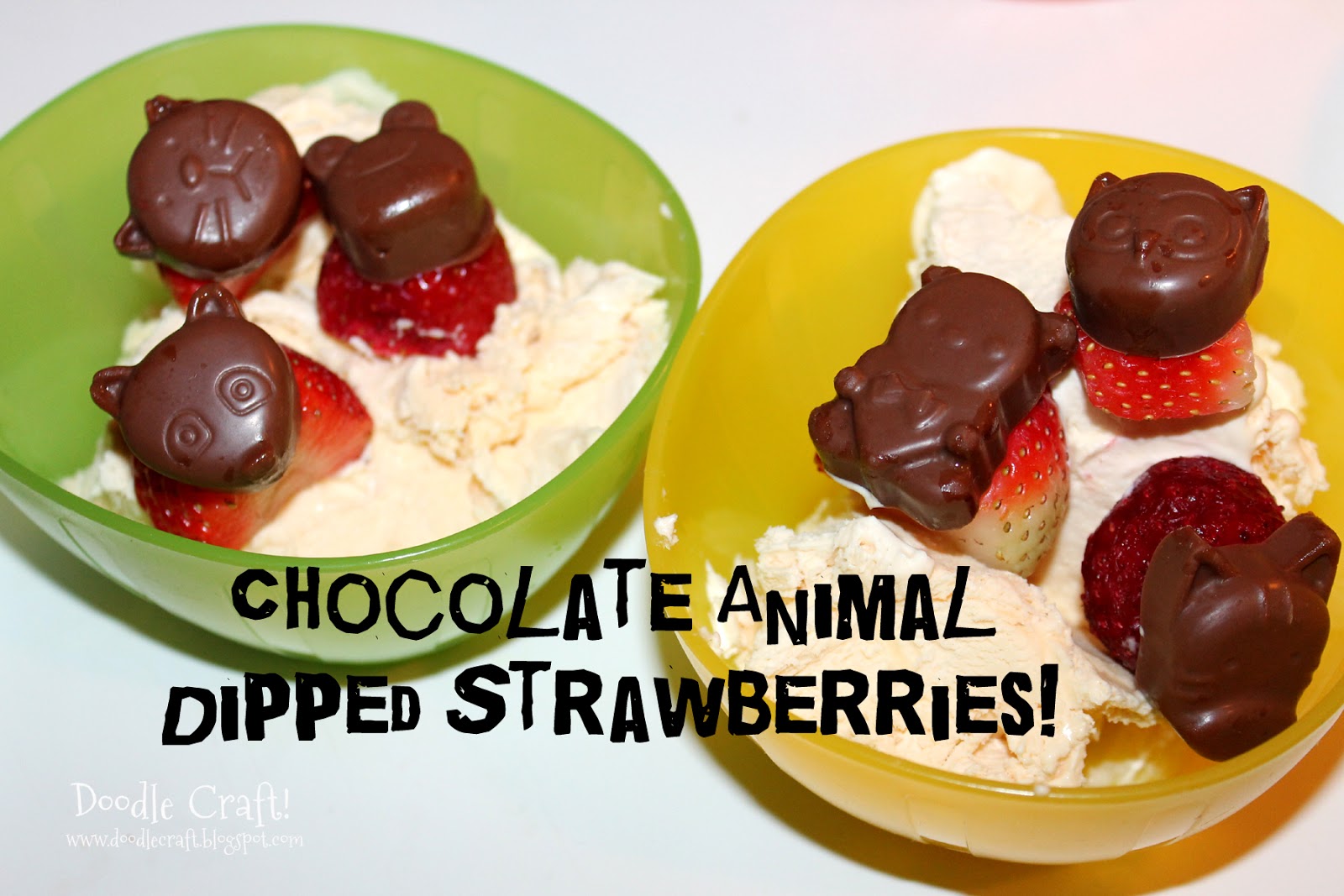 April Fools and Chocolate Animal Dipped Strawberries!