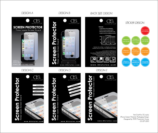 TOTO Workshop: iPhone 4 4S Screen Protector Packaging Design