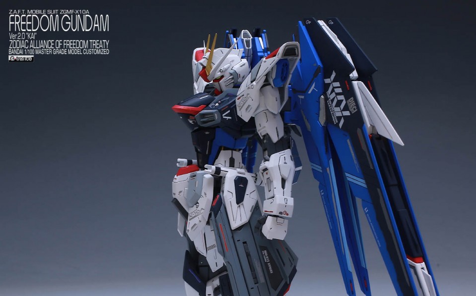 Custom Build: MG 1/100 Freedom Gundam Ver. 2.0 "KAI" [Detailed]
