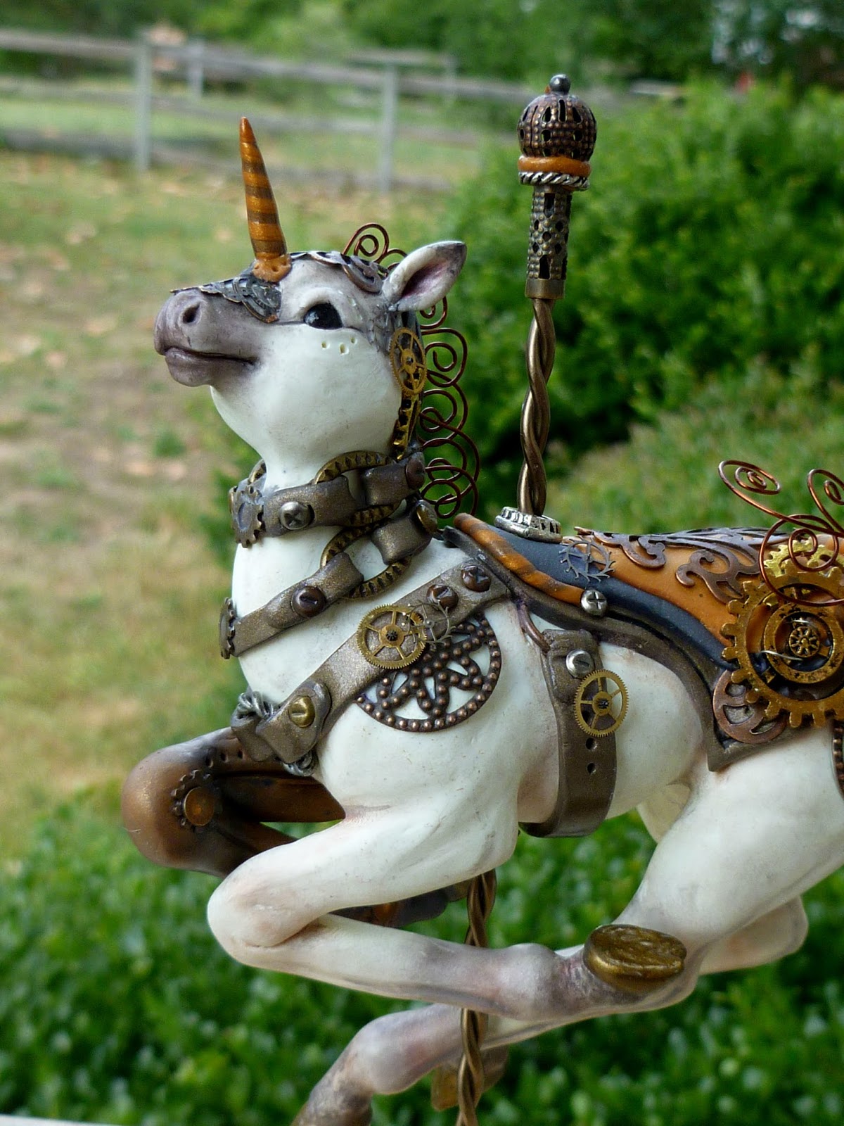 Mystic Reflections: Riding a Steampunk Carousel