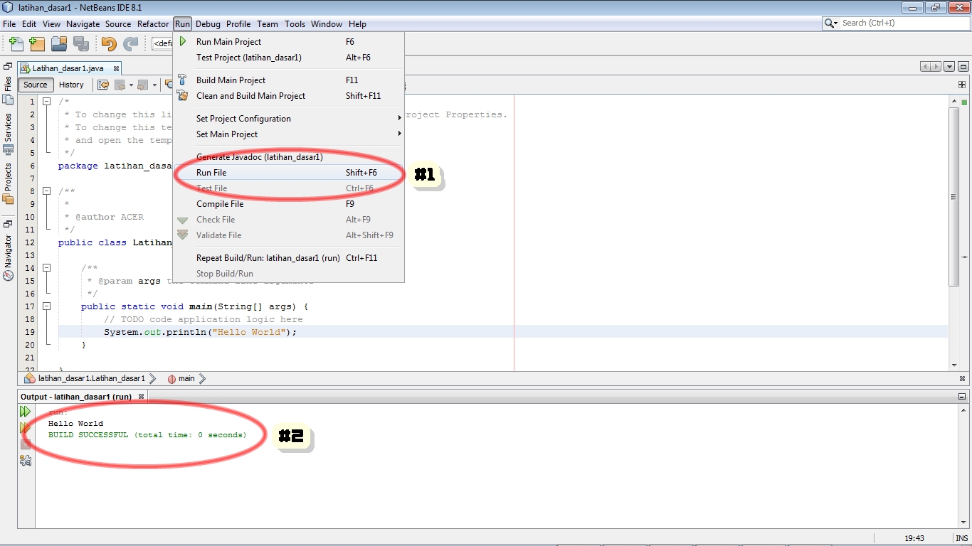 Pemrograman Java - Belajar Java - Java NetBeans Dasar ~ Programmer Galau Lagi