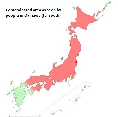 Marketing Japan: Maps of Areas of Japan Nuclear Contamination (日本では危険な ...